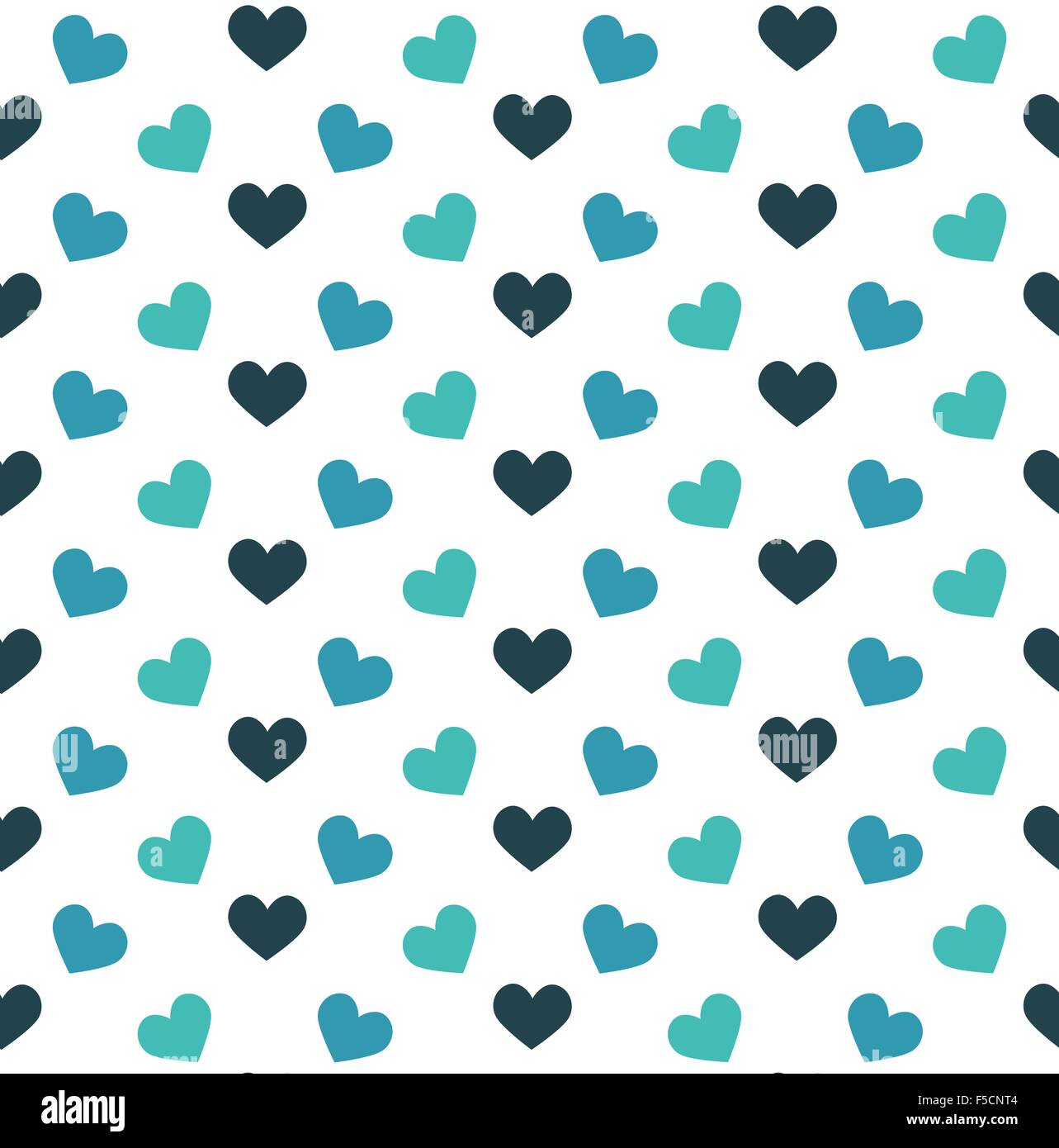 Romantic pattern with hearts. Vector illustration. Background Stock ...