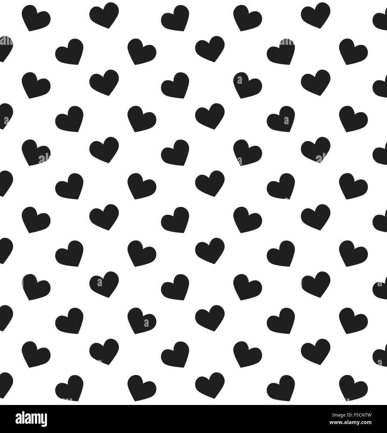 Romantic pattern with hearts. Vector illustration. Background Stock ...