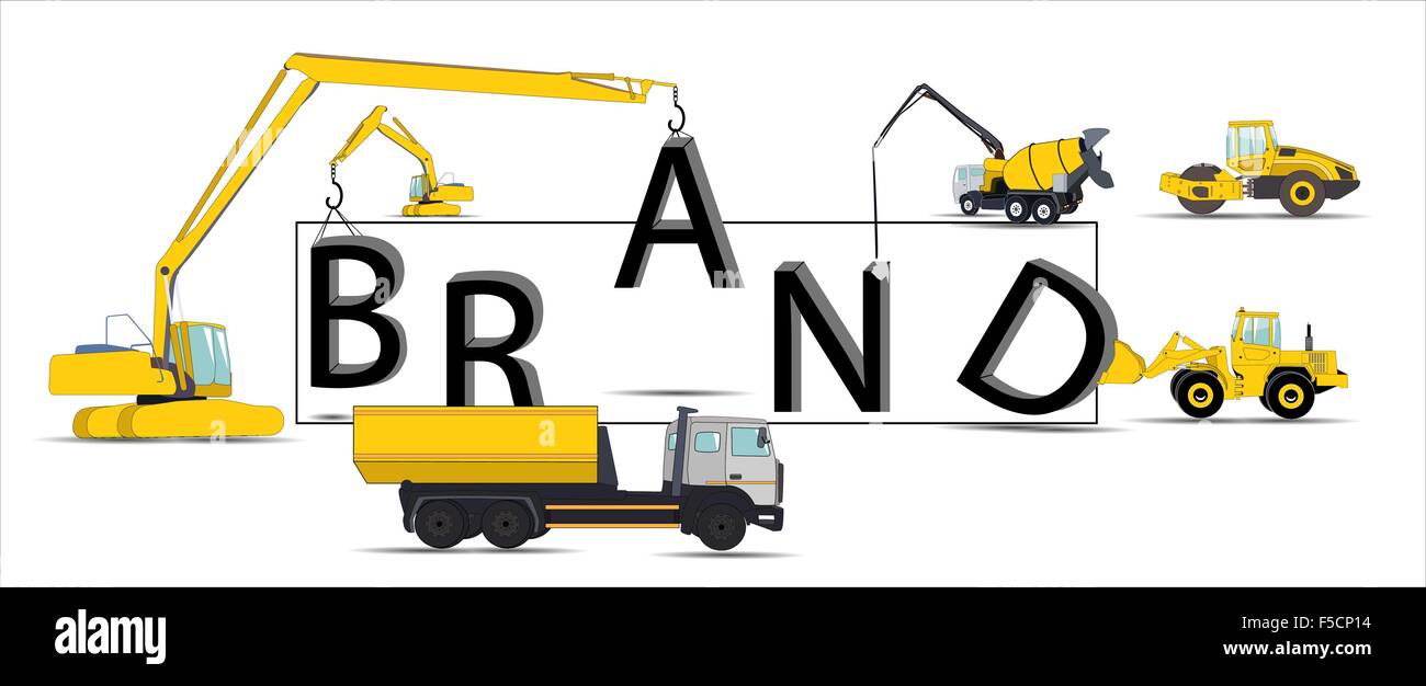 Modern Branding Concept for your Business. Vector Illustration Stock ...