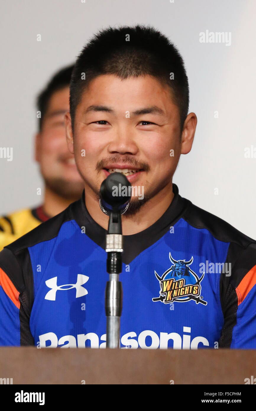 Tokyo, Japan. 2nd Nov, 2015. Fumiaki Tanaka (Wild Knights) Rugby ...