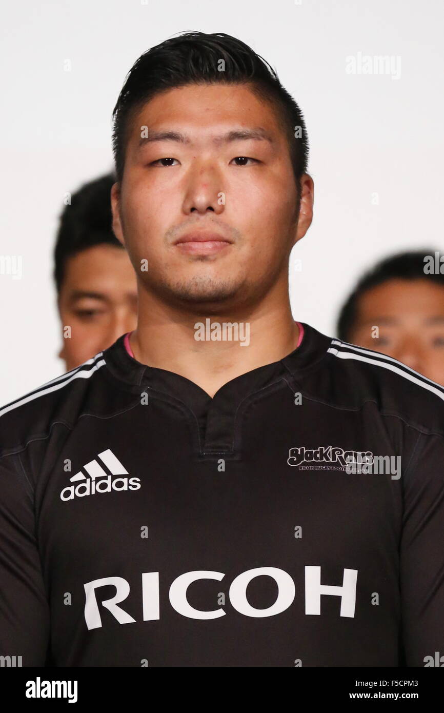 Tokyo, Japan. 2nd Nov, 2015. Masahiro Noguchi (Black Rams) Rugby ...