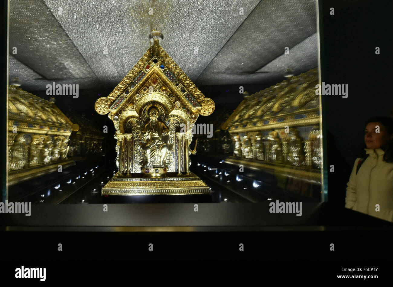 The Shrine of St. Maurus is displayed at the castle Becov nad Teplou ...