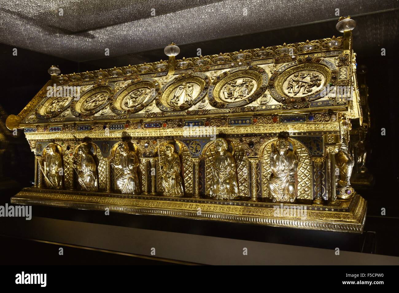 The Shrine of St. Maurus is displayed at the castle Becov nad Teplou ...