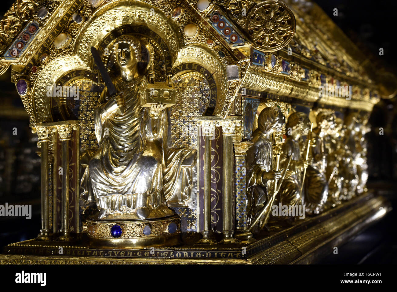 The Shrine of St. Maurus is displayed at the castle Becov nad Teplou ...