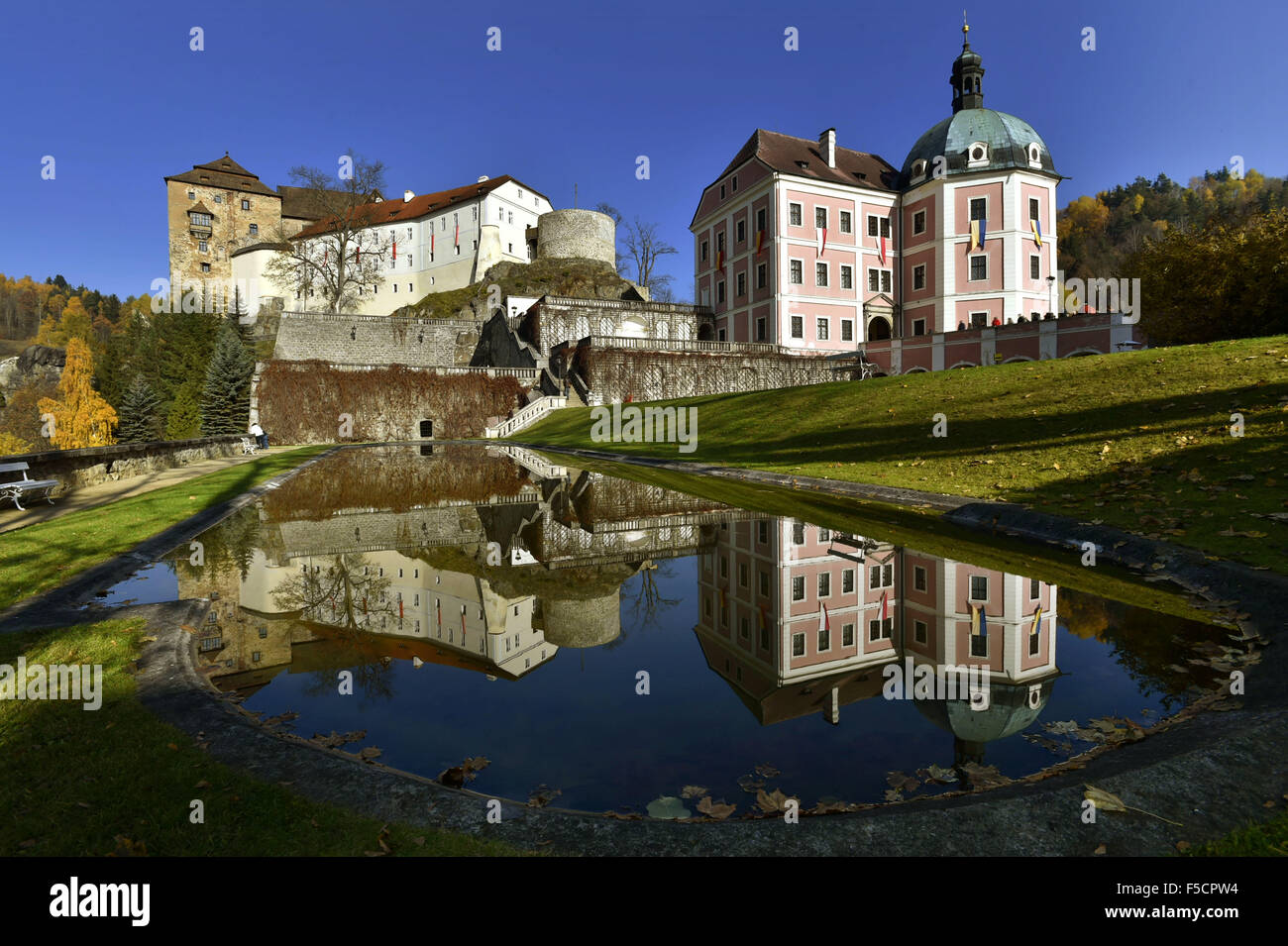 The Shrine of St. Maurus is displayed at the castle Becov nad Teplou ...