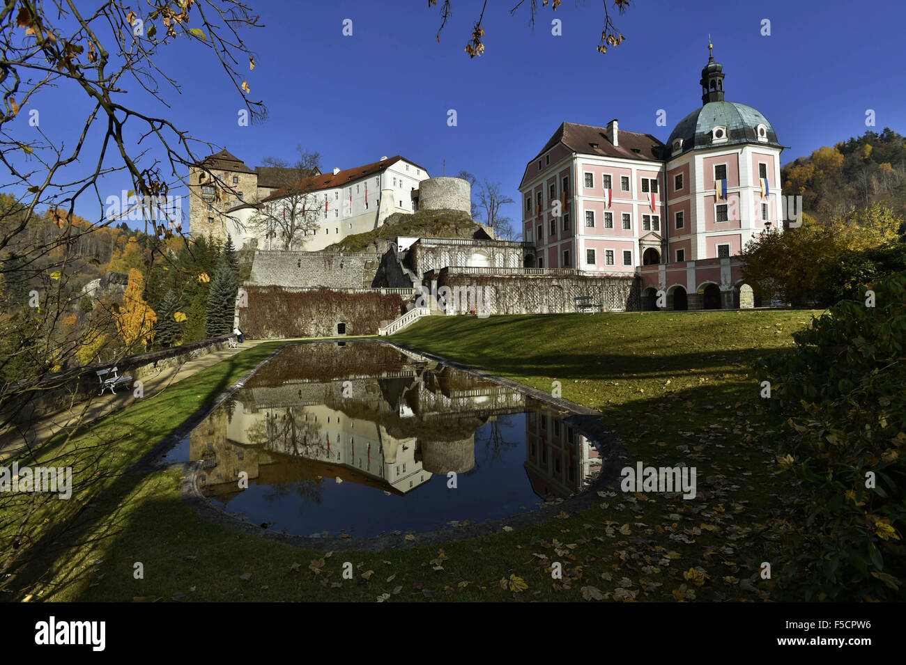 The Shrine of St. Maurus is displayed at the castle Becov nad Teplou ...