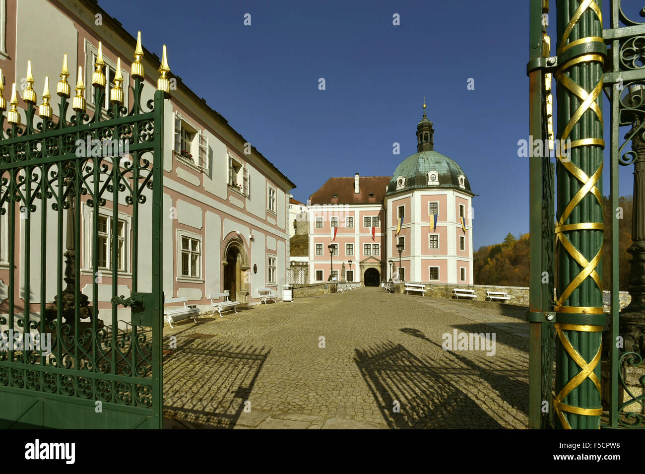 The Shrine of St. Maurus is displayed at the castle Becov nad Teplou ...
