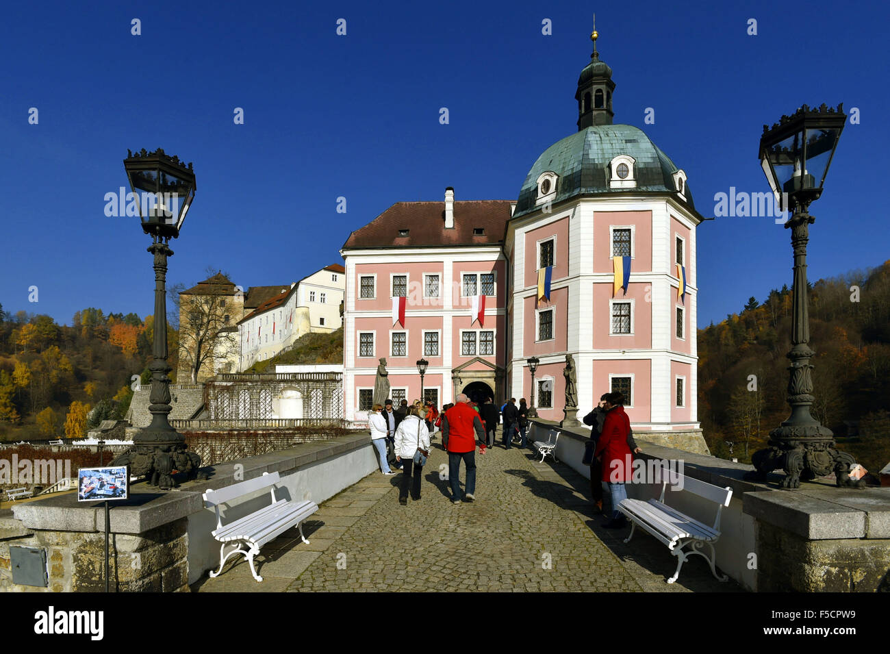 The Shrine of St. Maurus is displayed at the castle Becov nad Teplou ...
