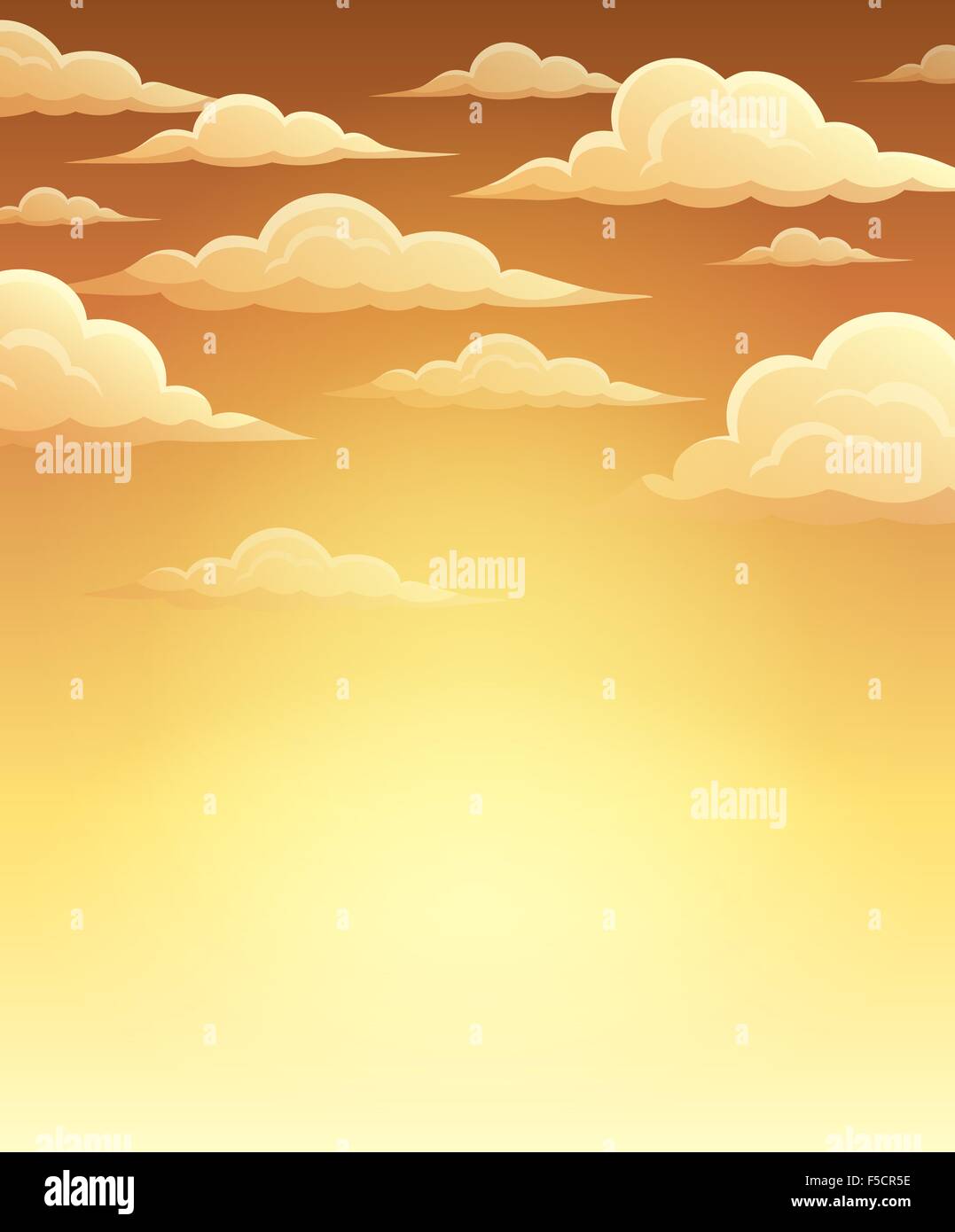 Autumn sky theme background 1 - picture illustration Stock Photo - Alamy