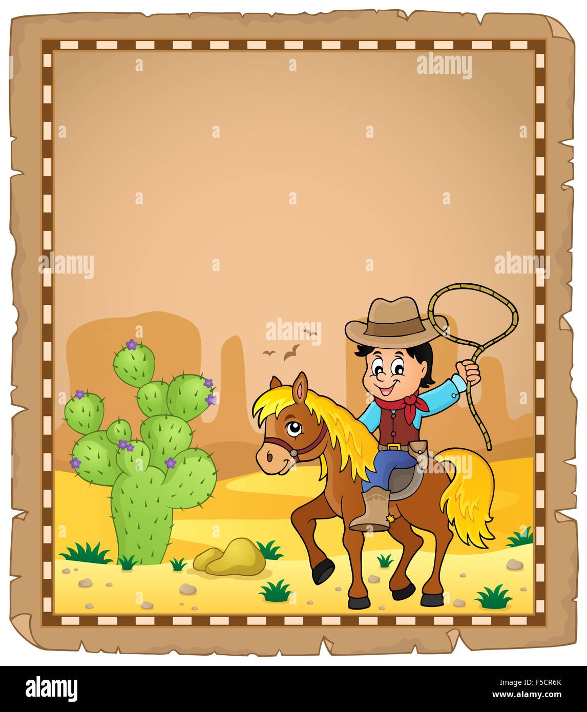 Western Themed Borders Clip Art