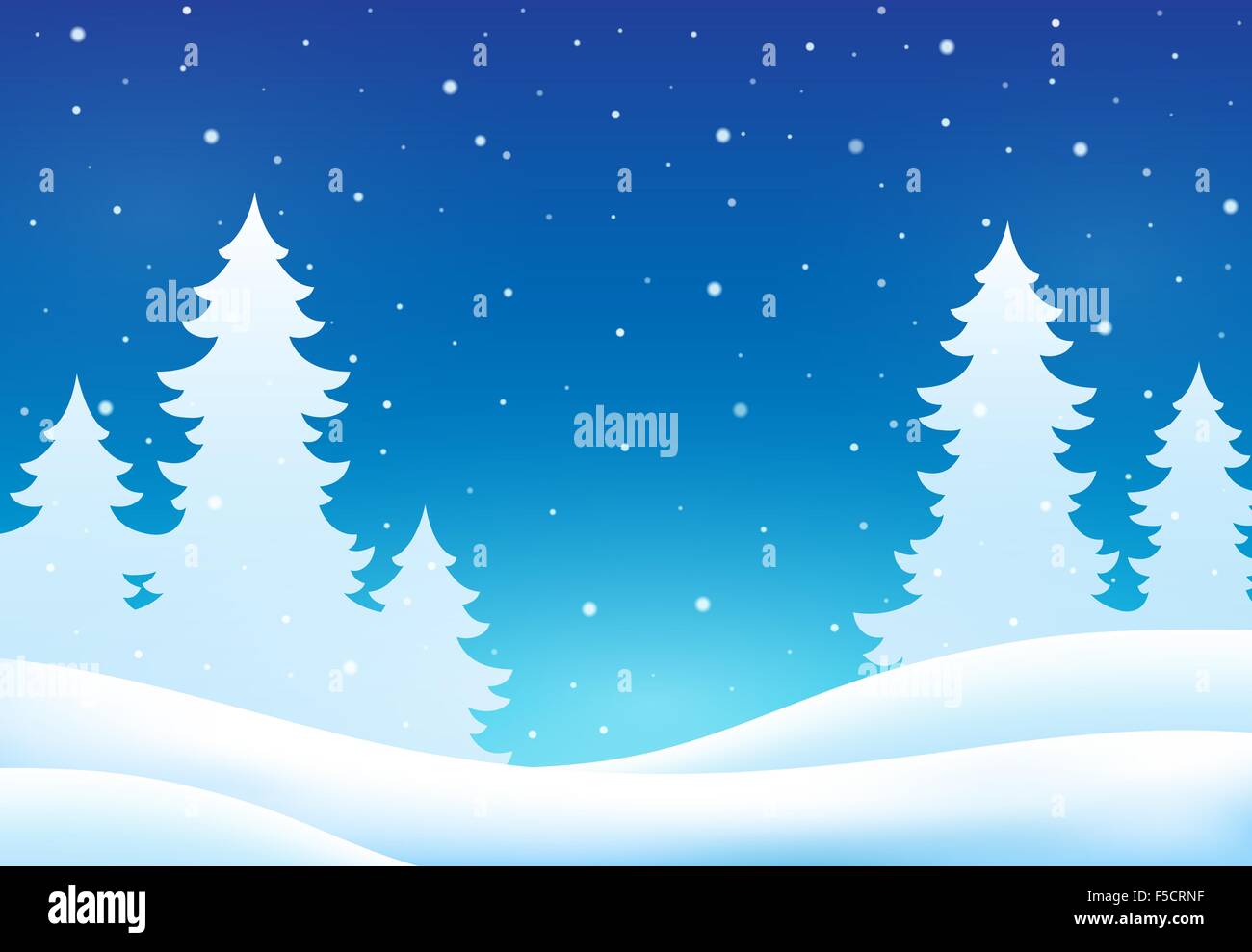 Winter theme background 8 - picture illustration Stock Photo - Alamy