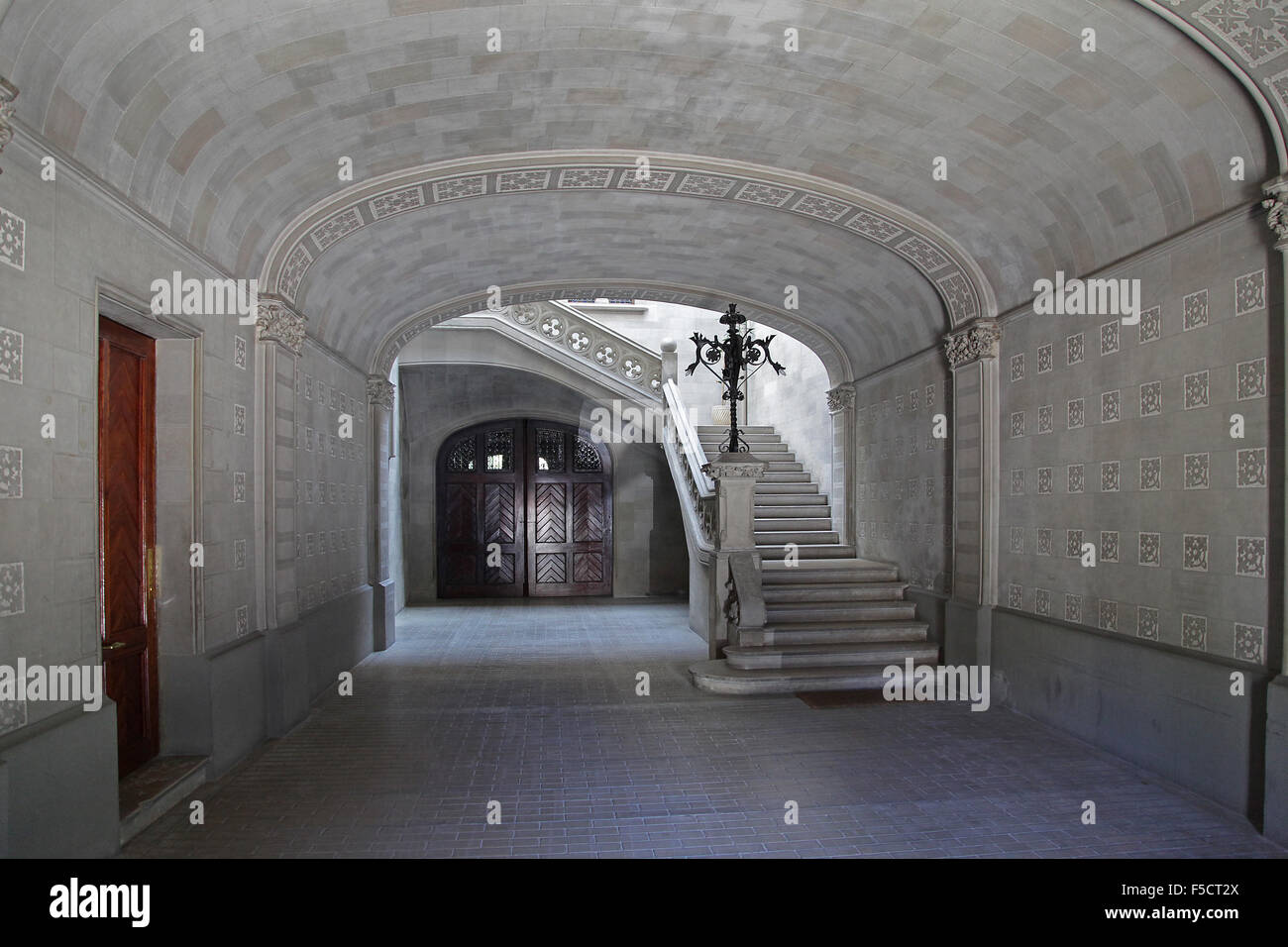 Casa cusi by architect Josep Azeman Pont Figueres Stock Photo - Alamy