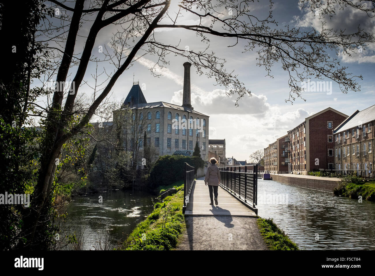 Stroud District Council building, a former mill, Gloucestershire, UK ...