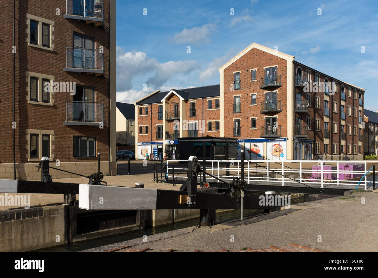 Ebley Wharf redevelopment in Stroud, Gloucestershire, UK Stock Photo ...