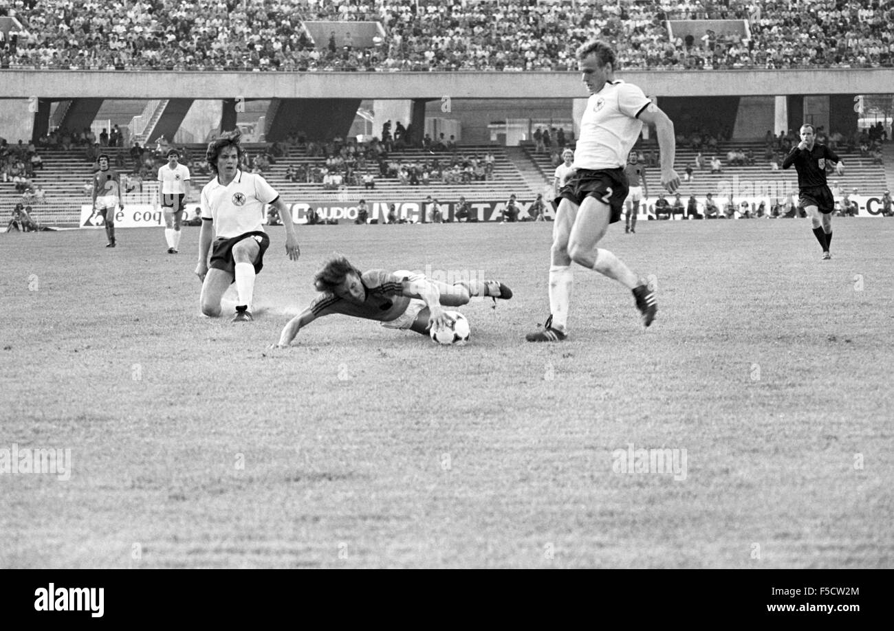 Soccer EURO 1980 - Germany - Netherlands 3-2 - German Lothar Matthaeus ...
