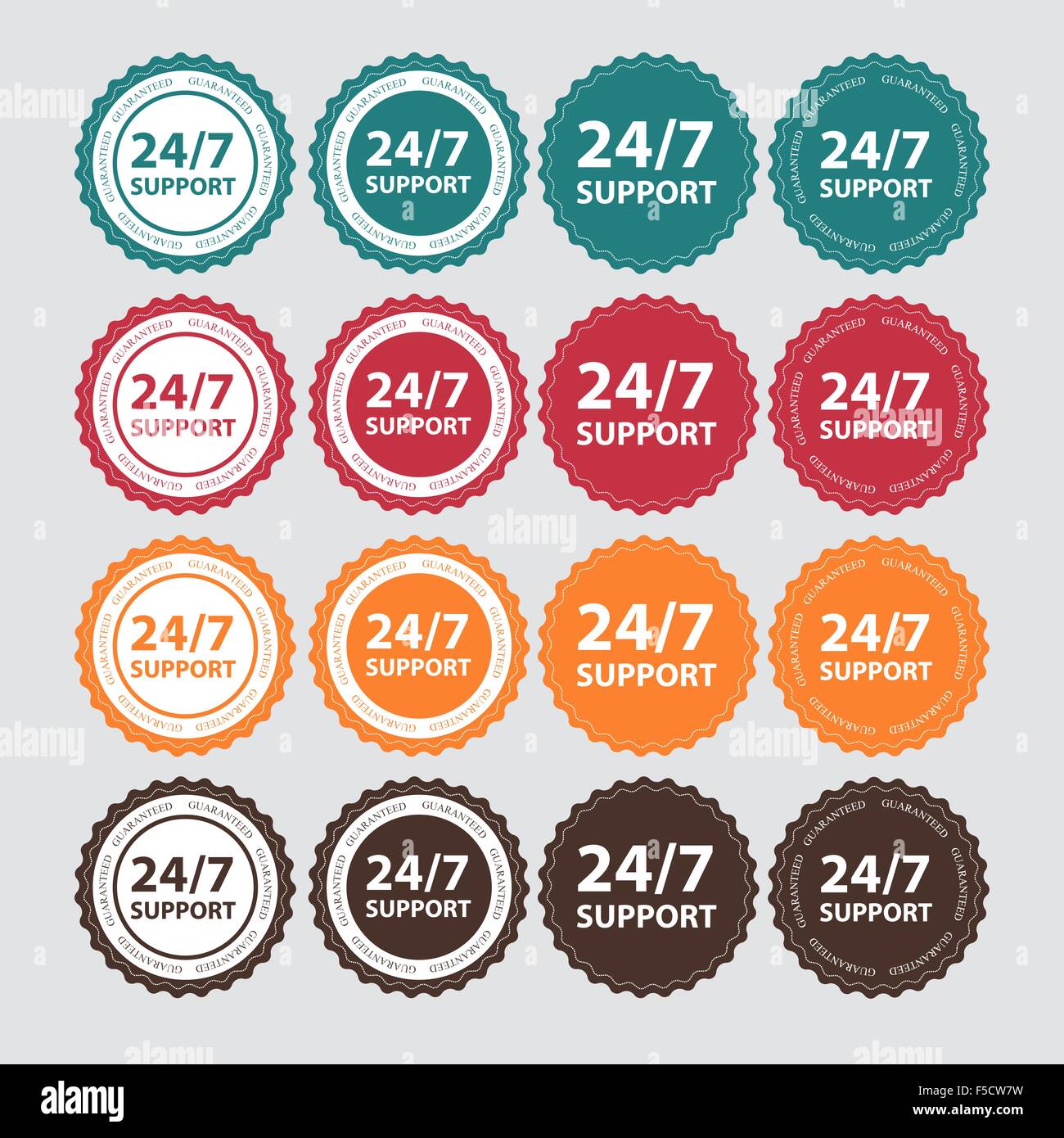 Vector 24 7 support gold sign hi-res stock photography and images - Alamy