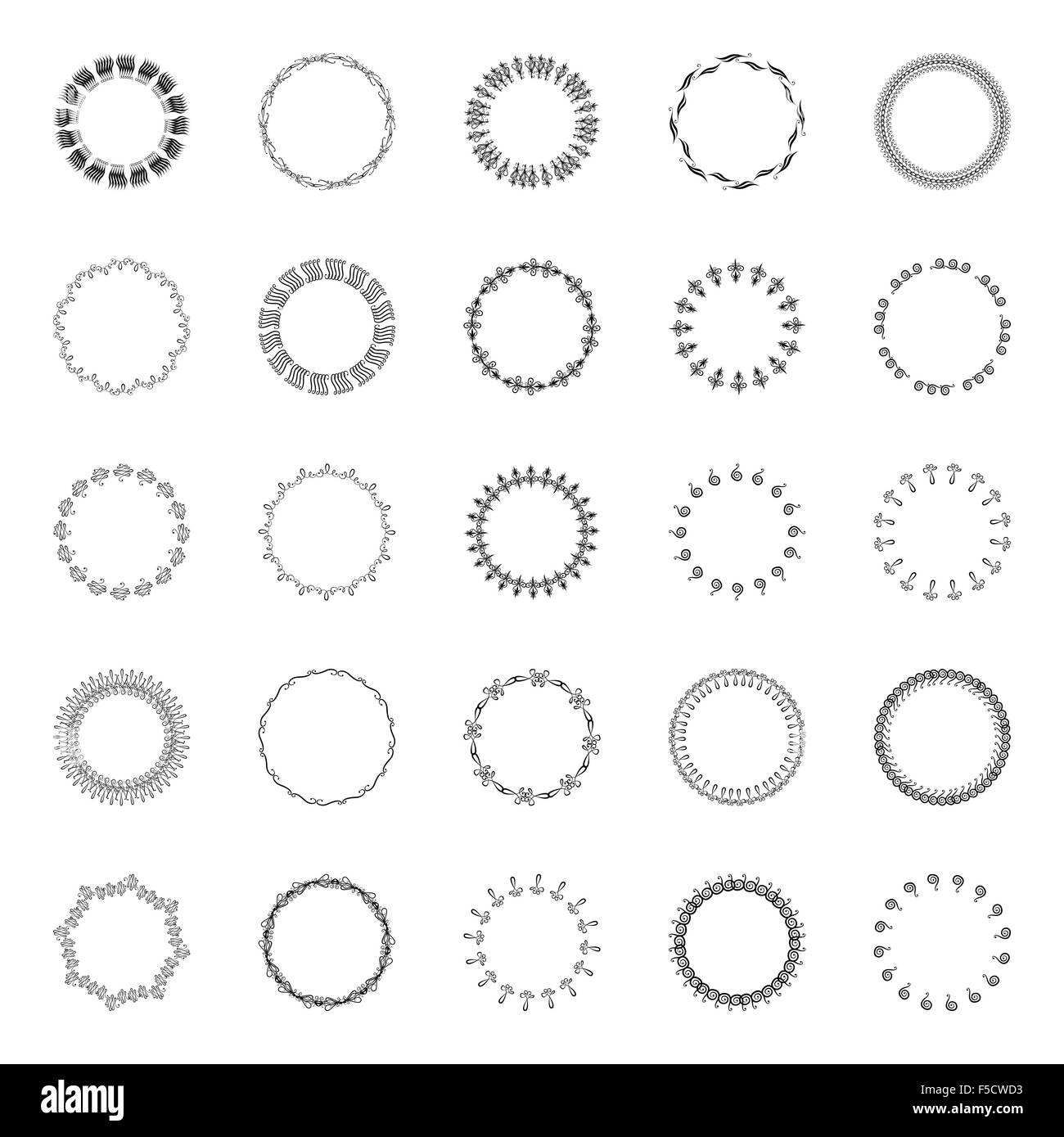 Ornate leaf designs Cut Out Stock Images & Pictures - Alamy