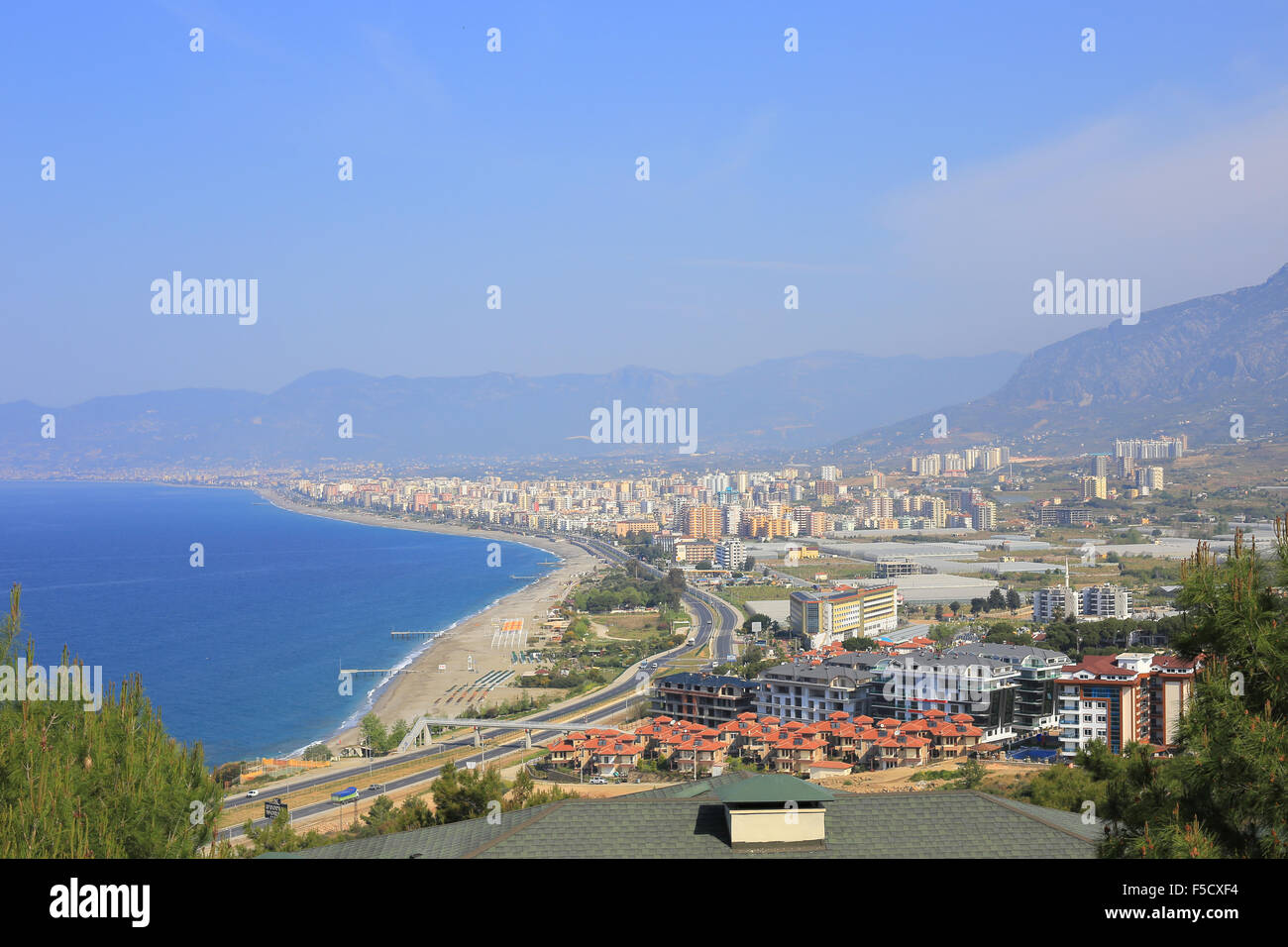 View city alanya aerial hi-res stock photography and images - Alamy