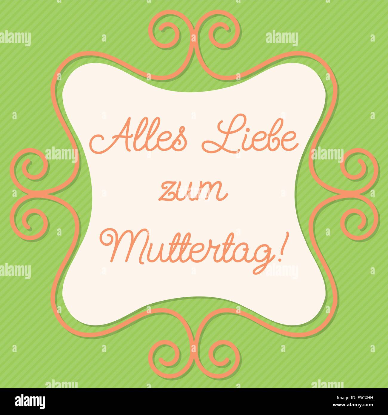 German doodle frame card in vector format Stock Vector Image & Art - Alamy