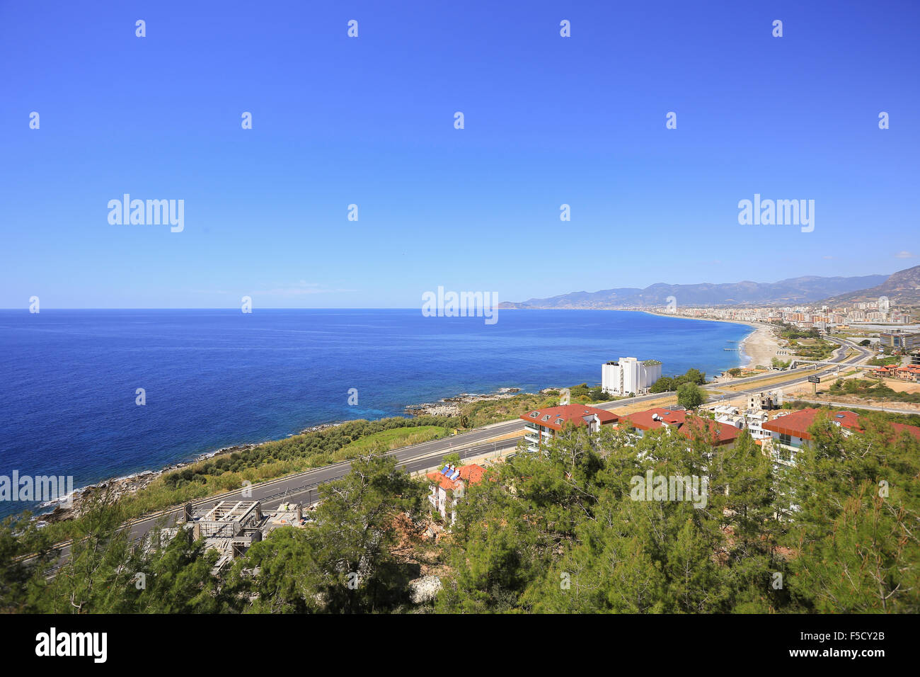 Aerial view alanya antalya turkey hi-res stock photography and images ...