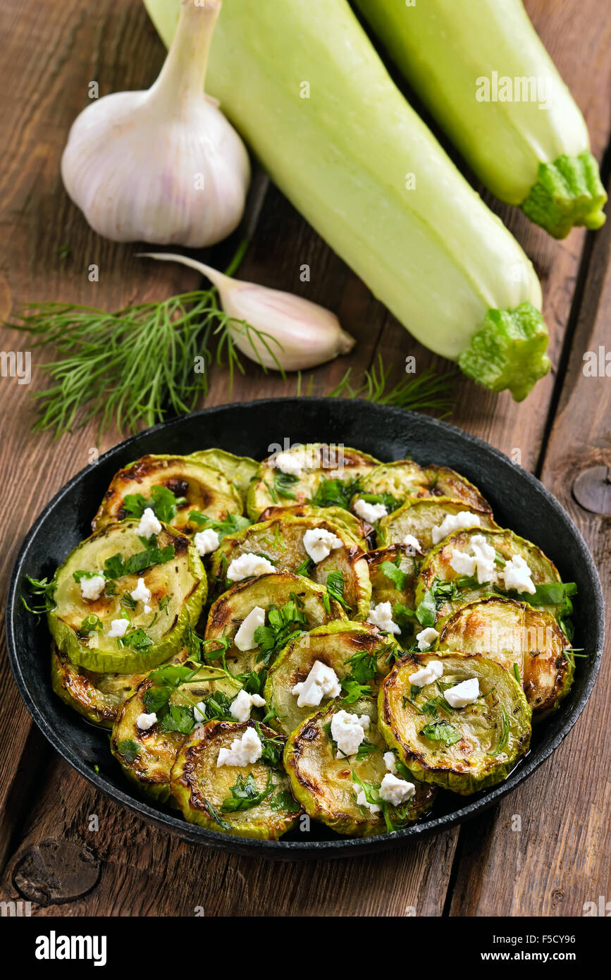 Frying pan tasty zucchini hi-res stock photography and images - Alamy