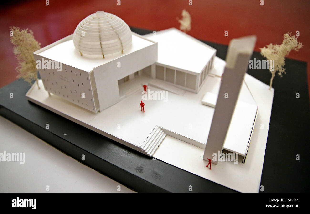 The winning model for the new mosque in the district of Gohlis in ...