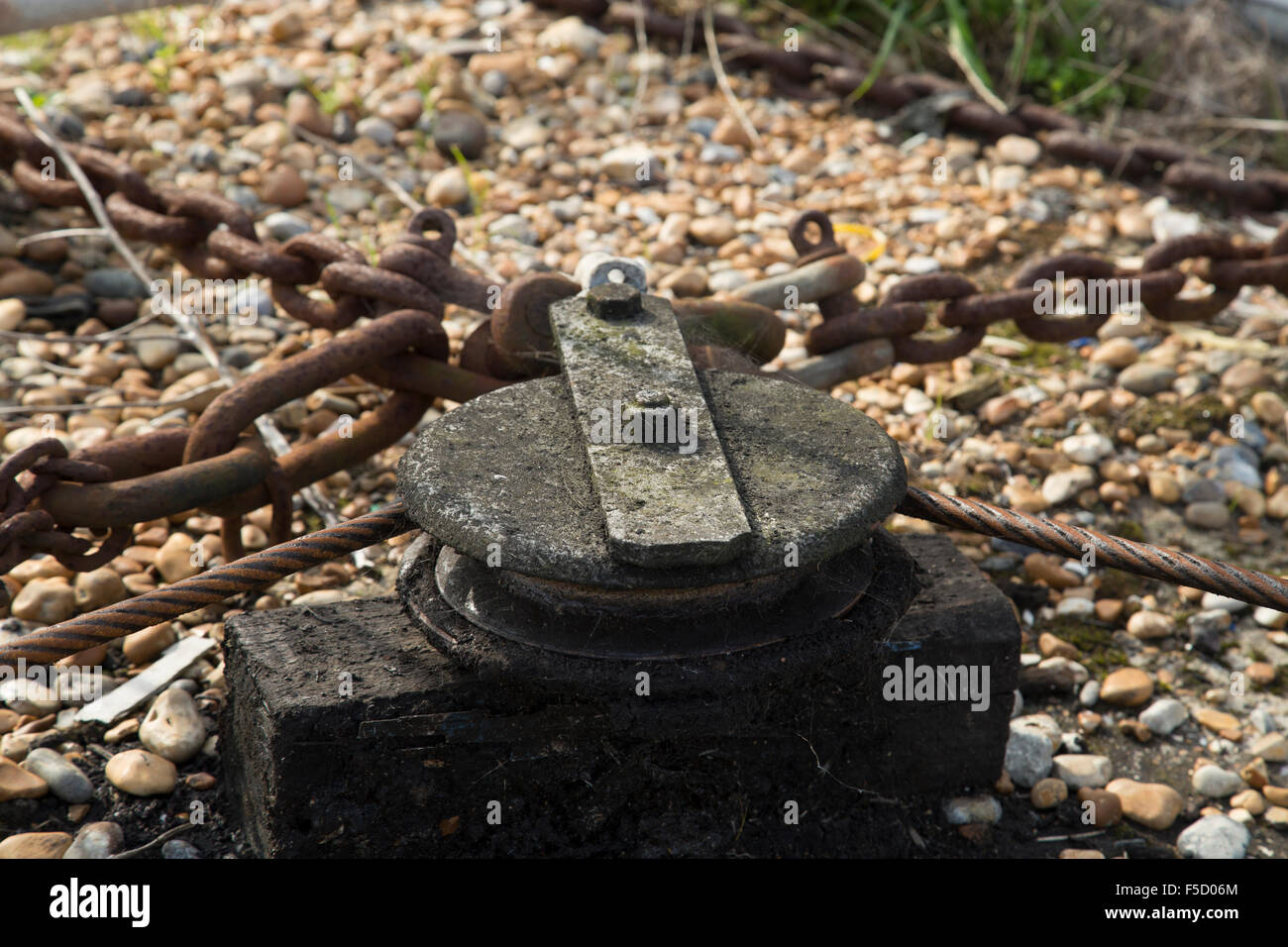 Large pulley system Stock Photo - Alamy