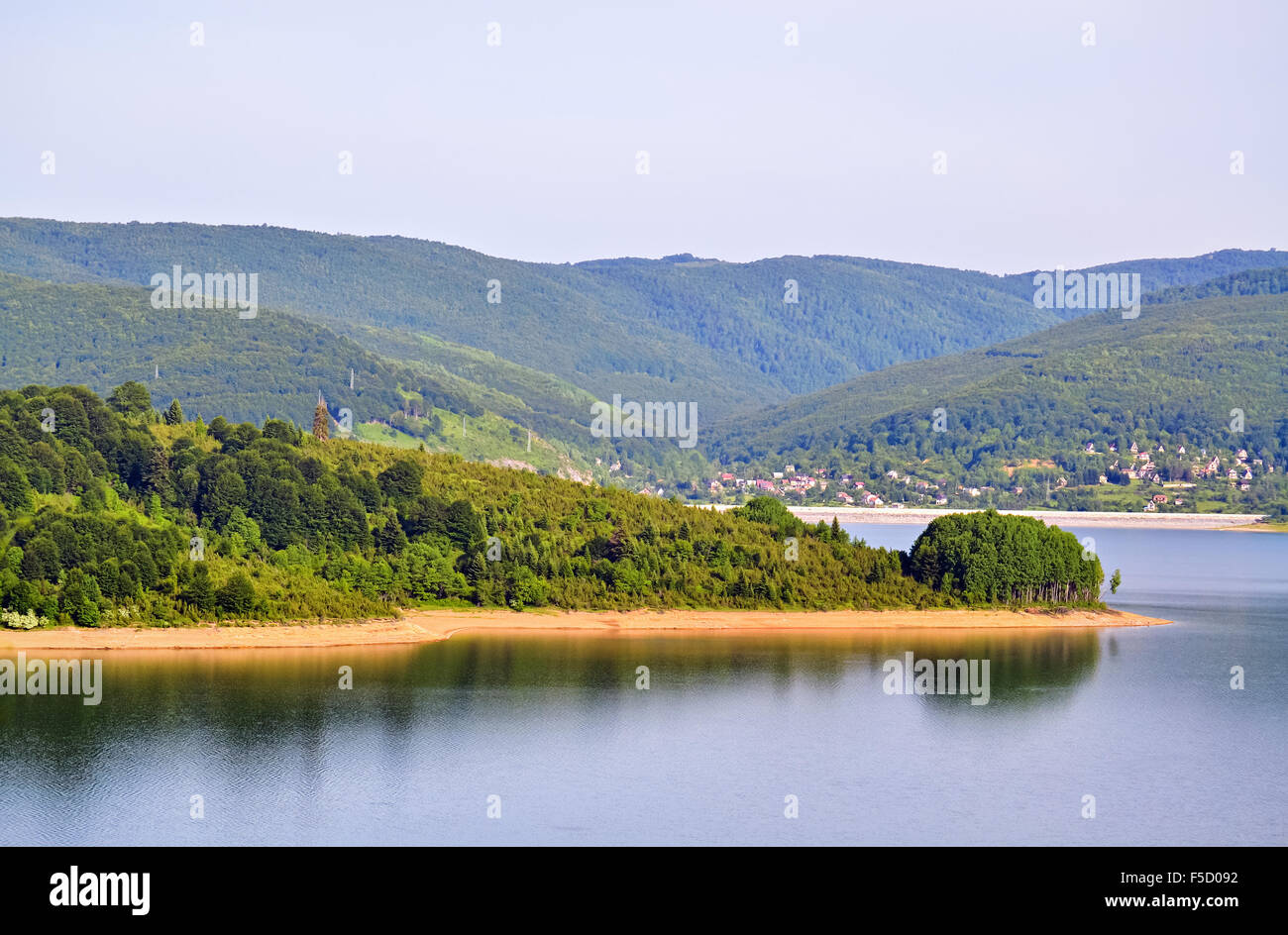 Beautiful landscape on wide river hi-res stock photography and images ...