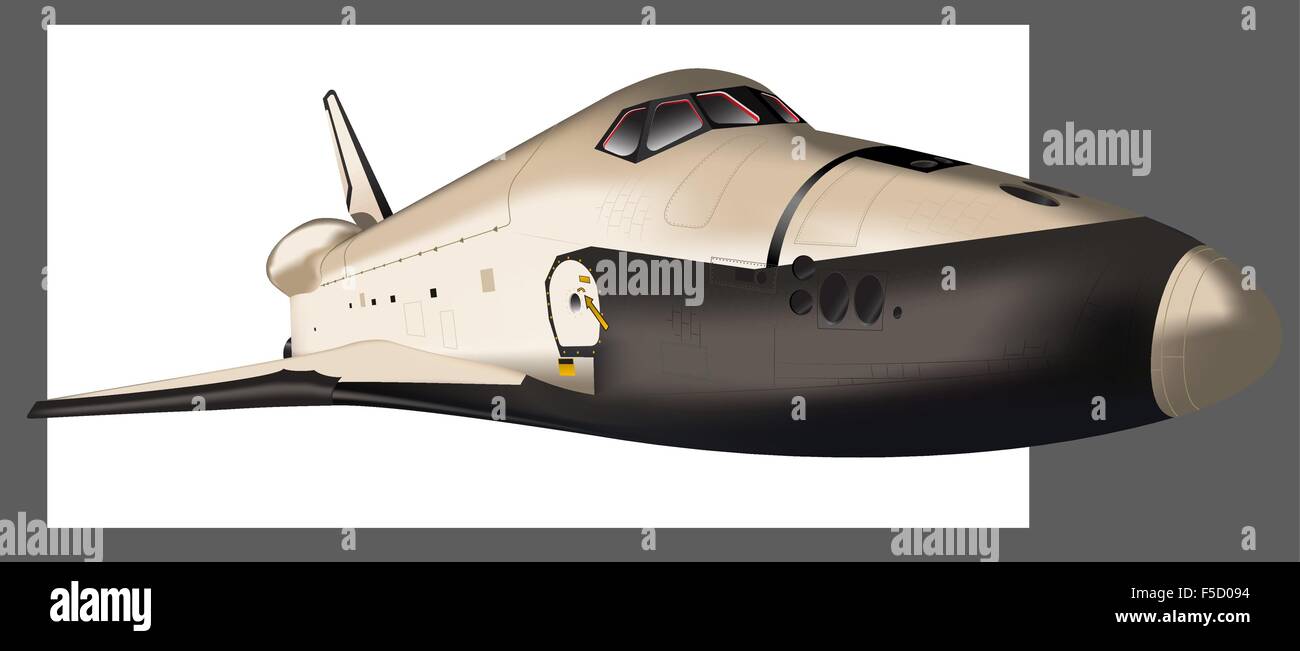 Space shuttle vector Stock Vector Image & Art - Alamy