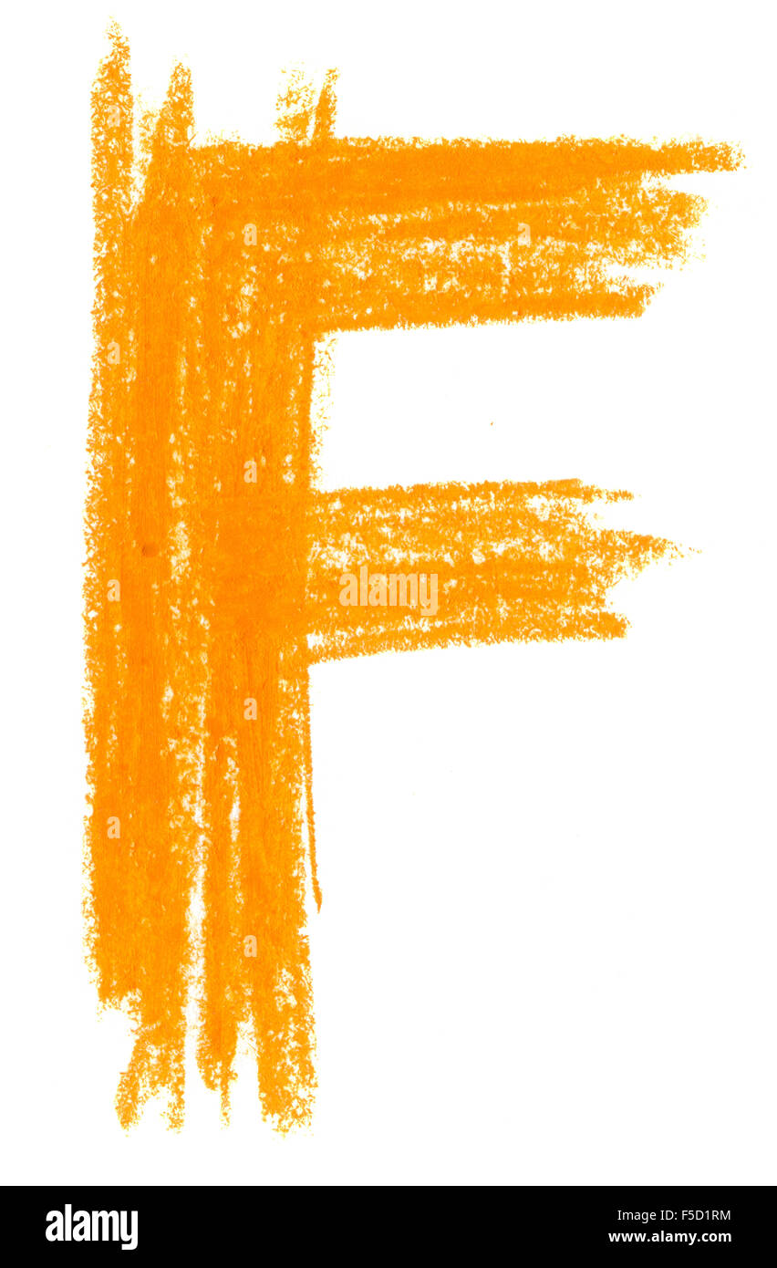 Alphabet pastel on white background Stock Photo - Alamy