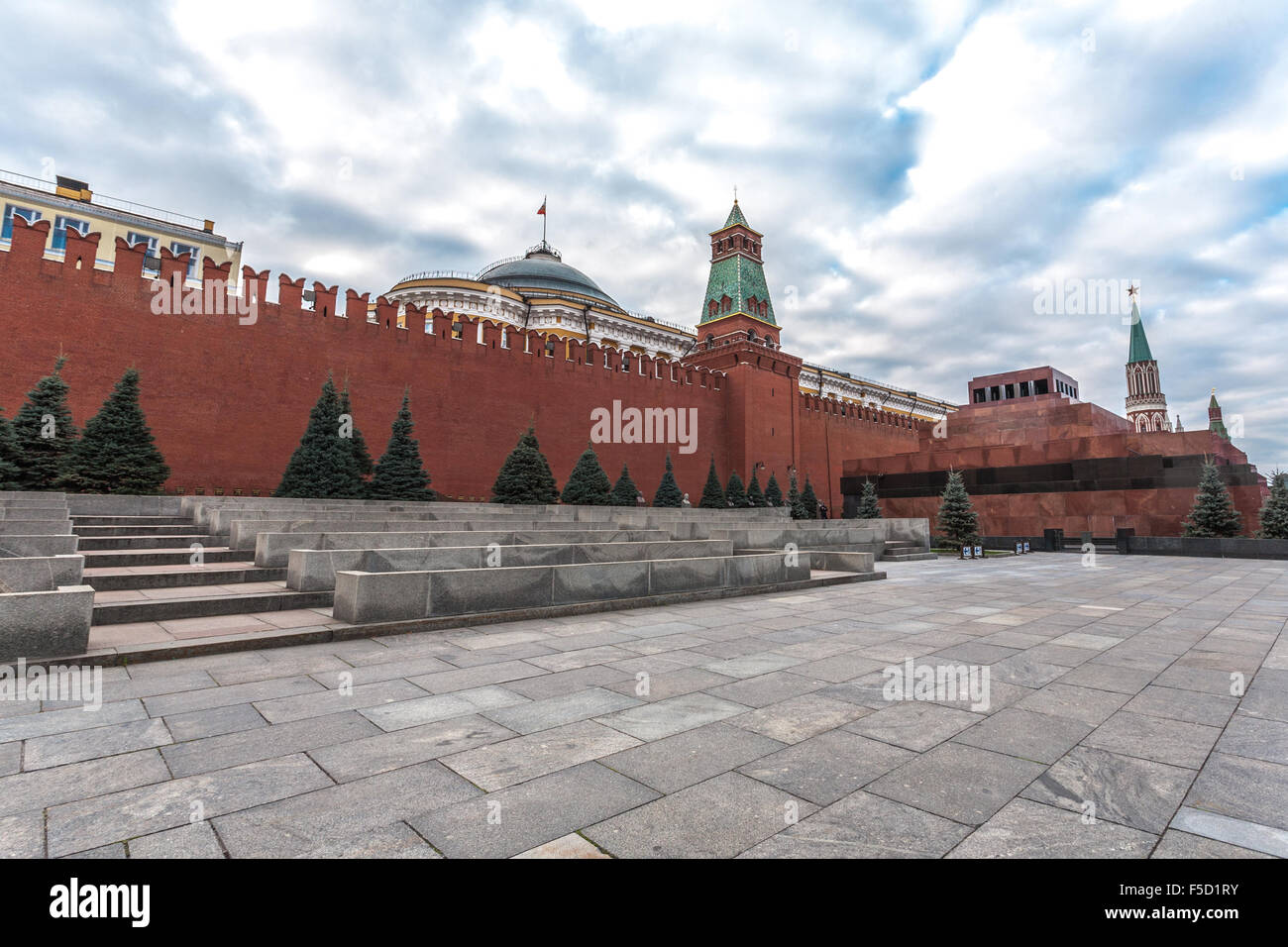 Moscow, Russia - October 14, 2015: Moscow Kremlin and Red Square. The ...