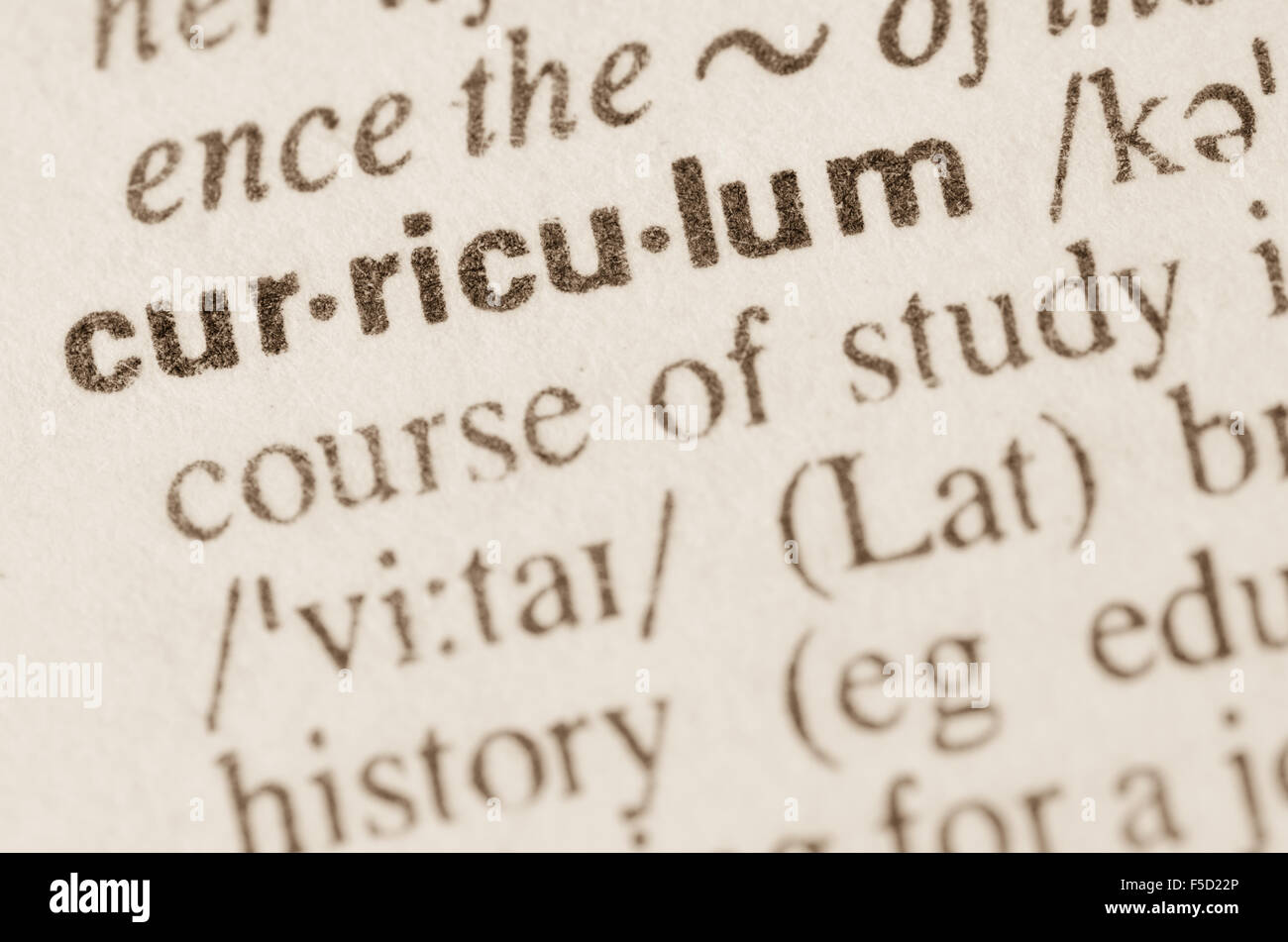 Curriculum hi-res stock photography and images - Alamy