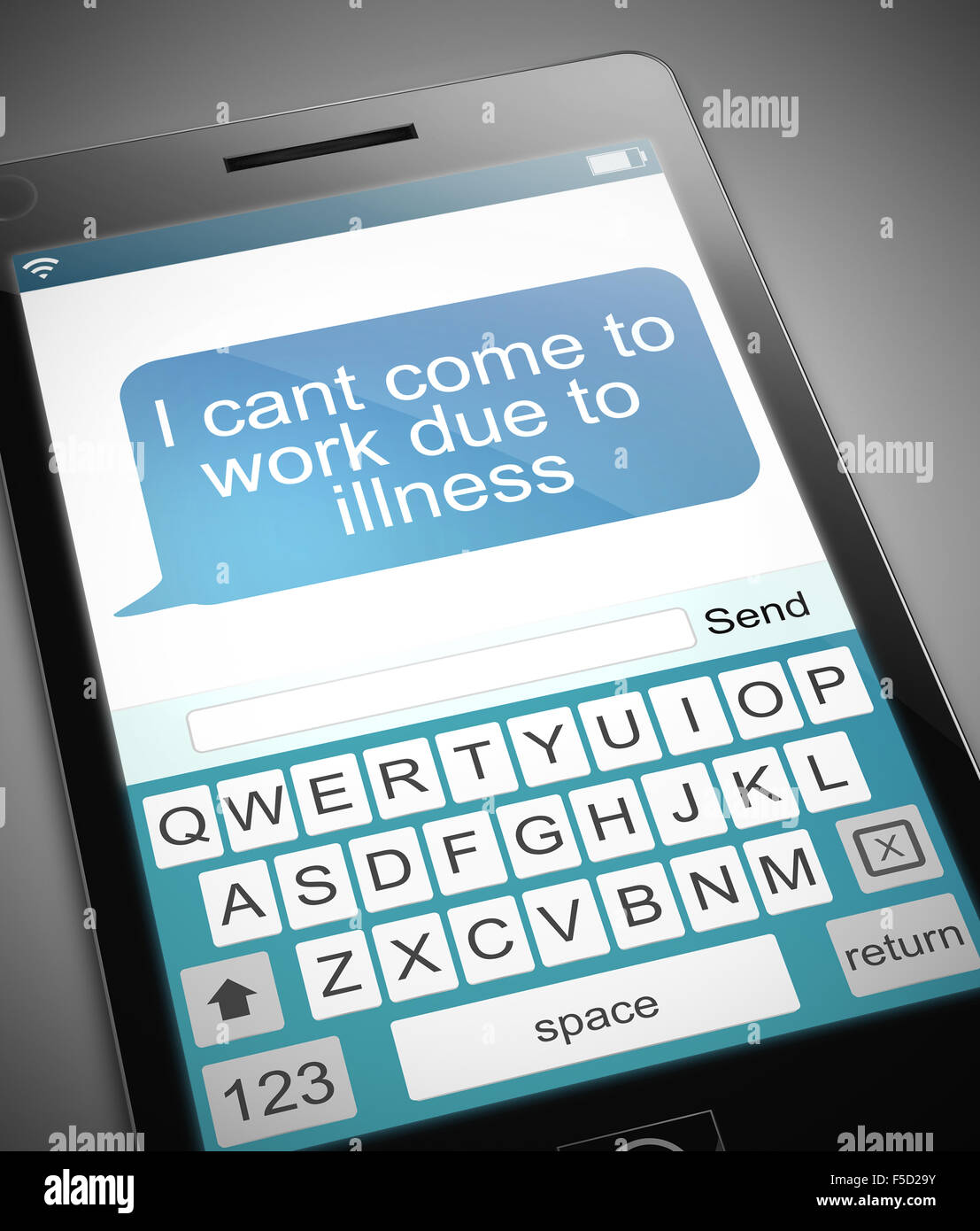 Sick day concept Stock Photo - Alamy