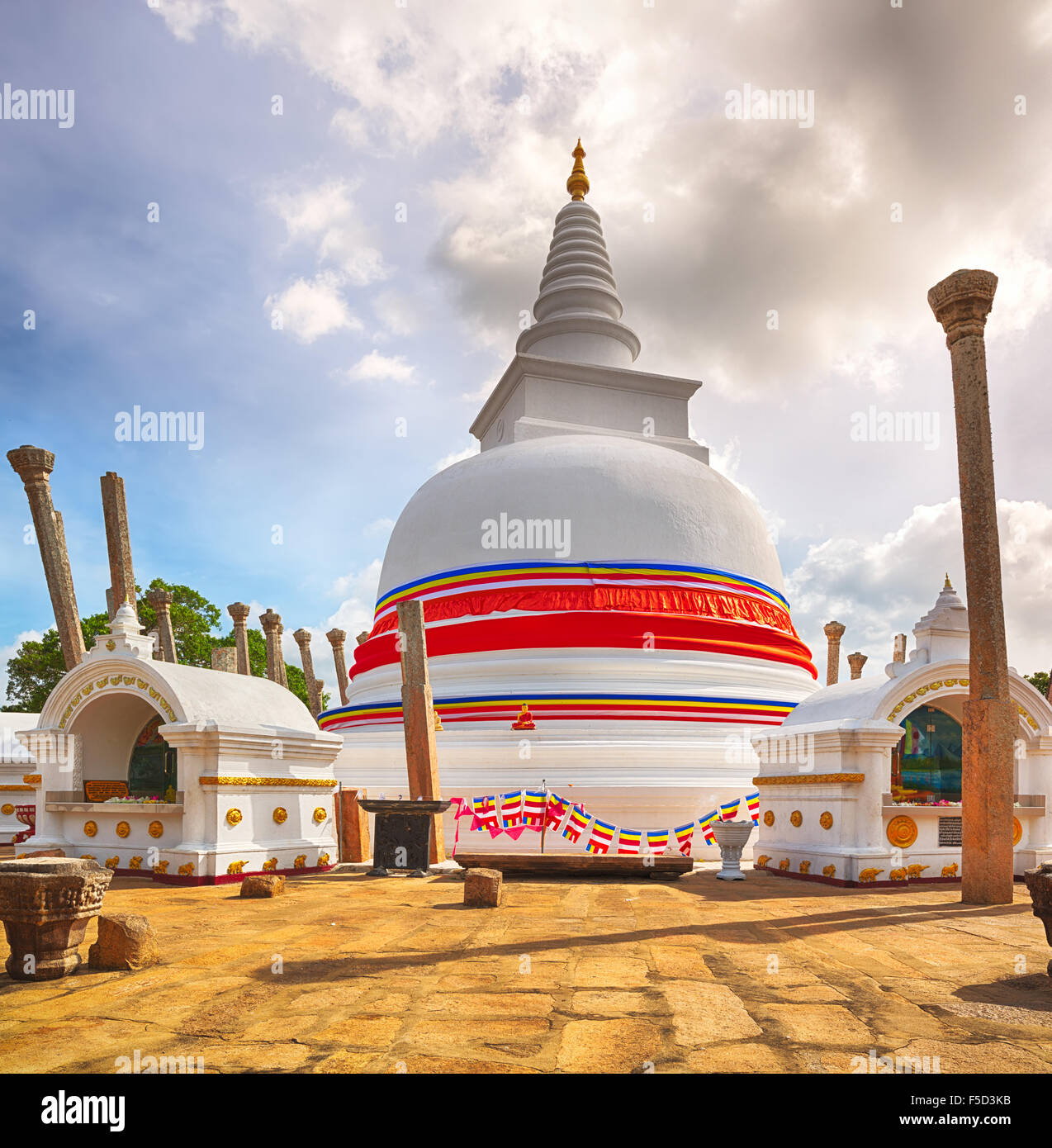 Thuparamaya dagoba in the sacred world heritage city of Anuradhapura ...