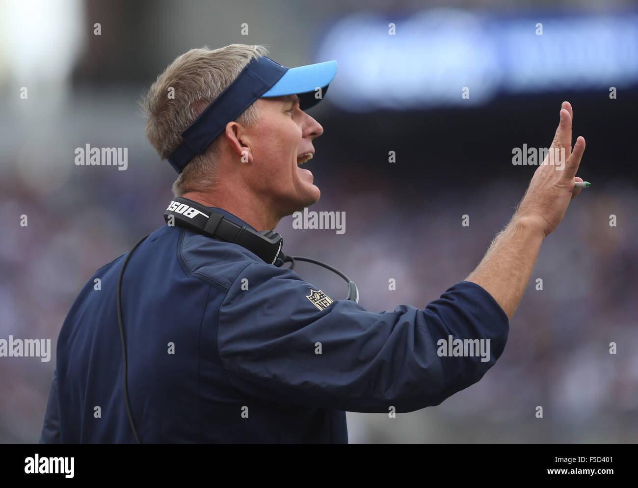 Baltimore, Maryland, USA. 01st Nov, 2015. San Diego Chargers head coach ...