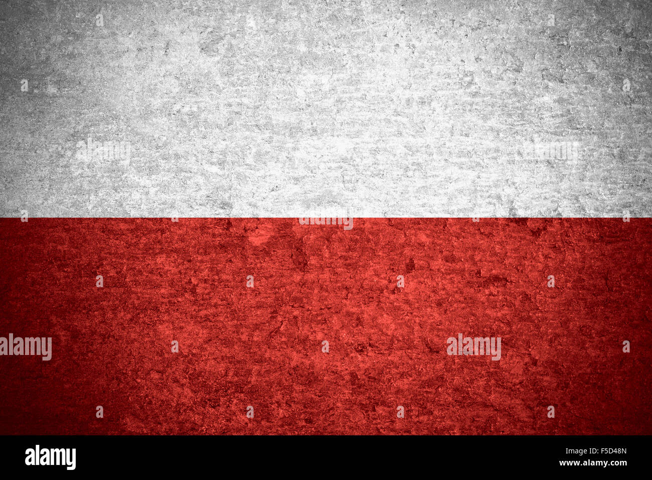 flag of Poland or Polish banner on old metal texture Stock Photo - Alamy