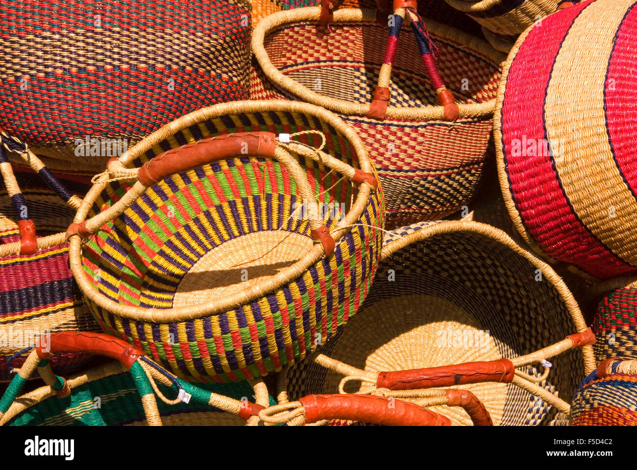 Baskets, World Beat Festival, Riverfront Park, Salem, Oregon Stock ...