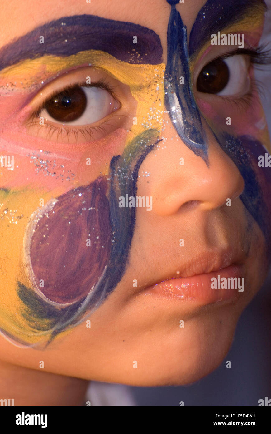 Glitter Face Paint High Resolution Stock Photography and Images - Alamy