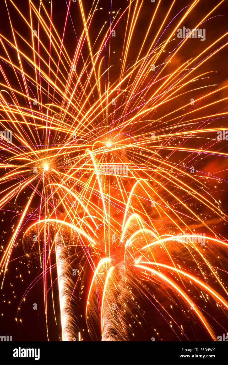 Fireworks, World Beat Festival, Riverfront Park, Salem, Oregon Stock ...