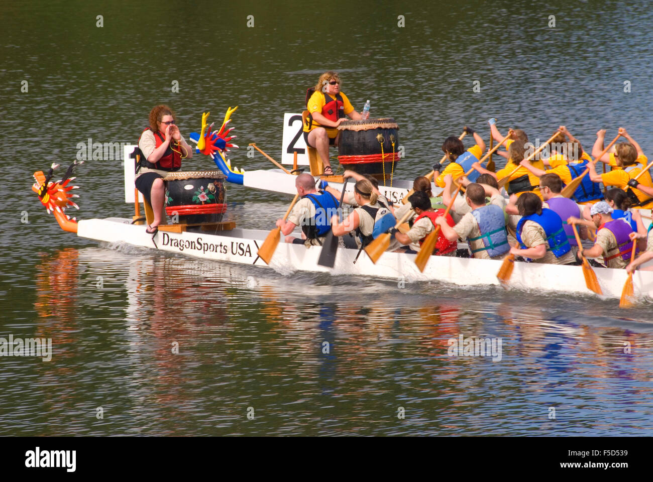 Dragon Boat Race, World Beat Festival, Riverfront Park, Salem, Oregon ...
