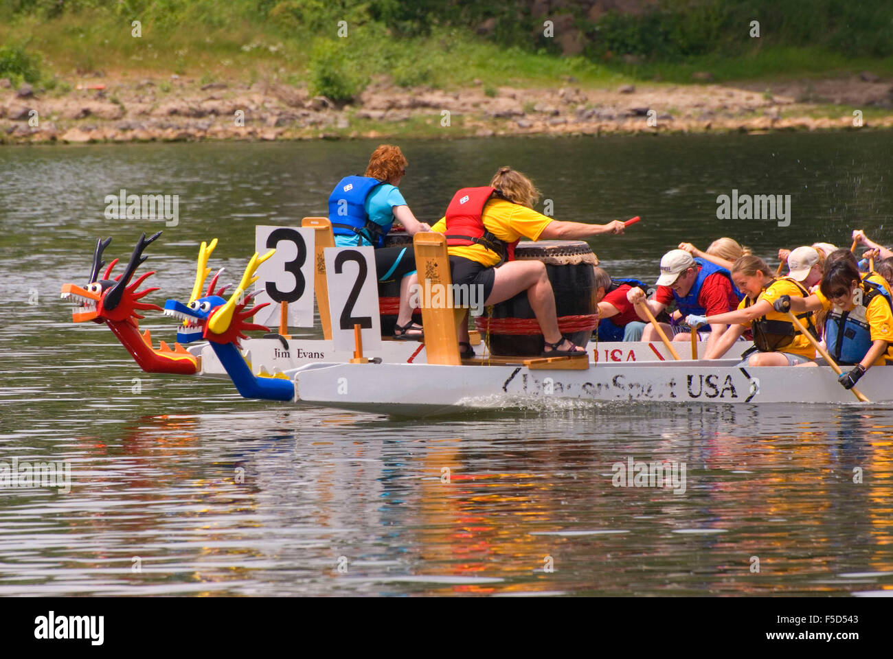Dragon Boat Race, World Beat Festival, Riverfront Park, Salem, Oregon ...
