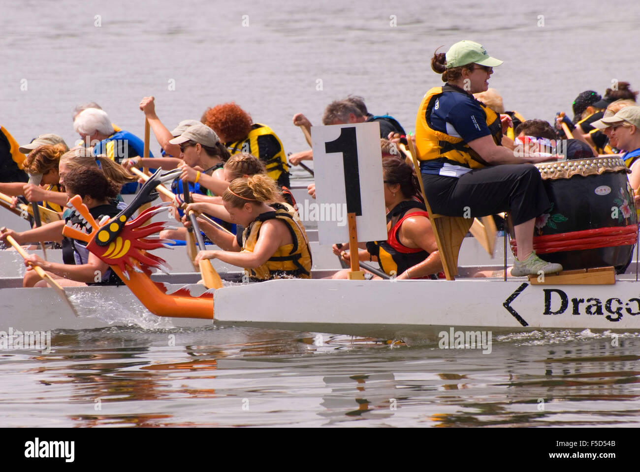 Dragon Boat Race, World Beat Festival, Riverfront Park, Salem, Oregon ...