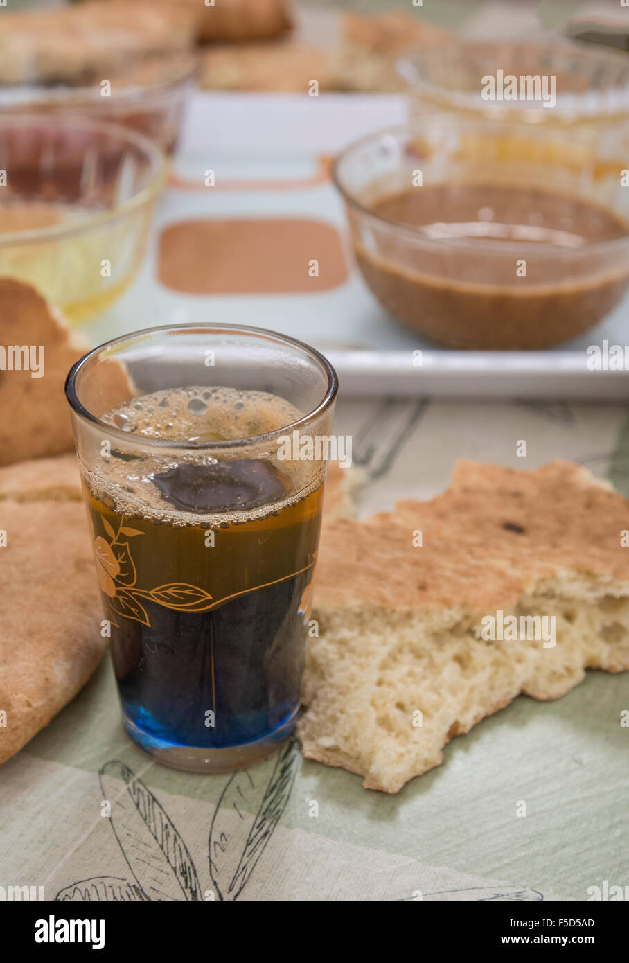 The traditional tea making ritual followed by a delicious Berber ...