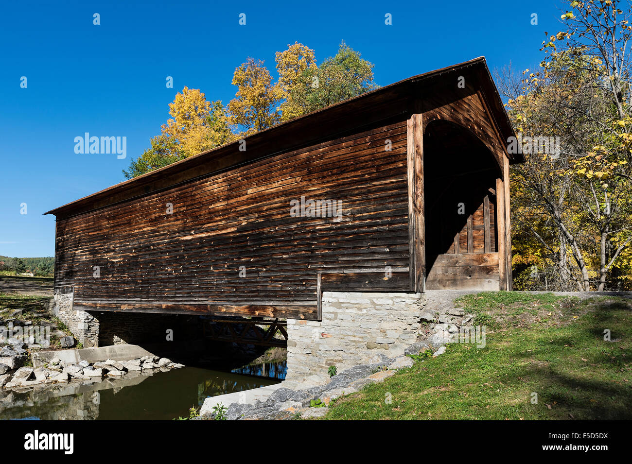 Hyde Hall covered bridge is the oldest existing covered bridge in the ...