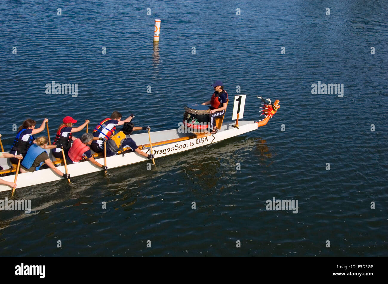 Dragon boat on willamette hi-res stock photography and images - Alamy