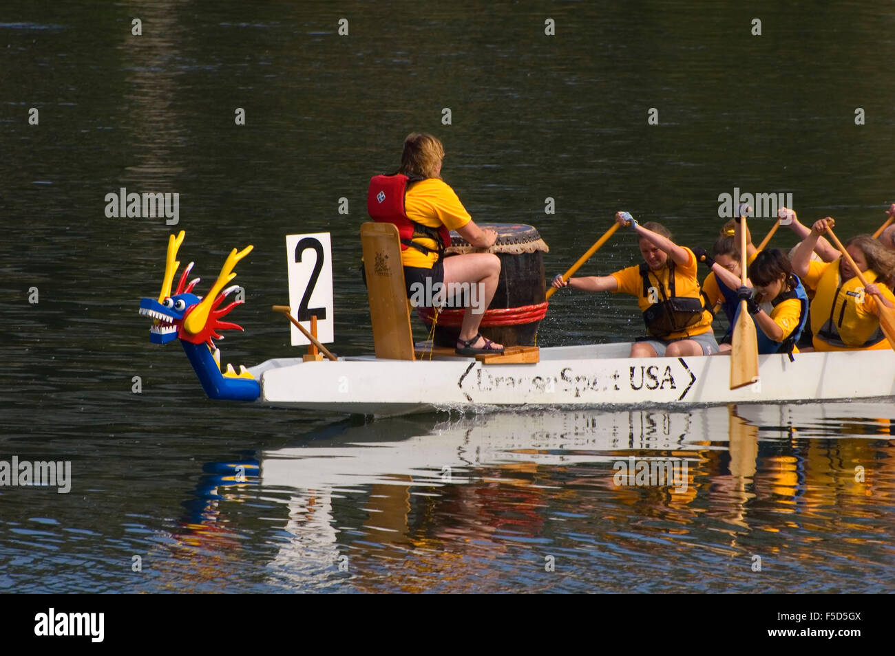 Dragon Boat Race, World Beat Festival, Riverfront Park, Salem, Oregon ...