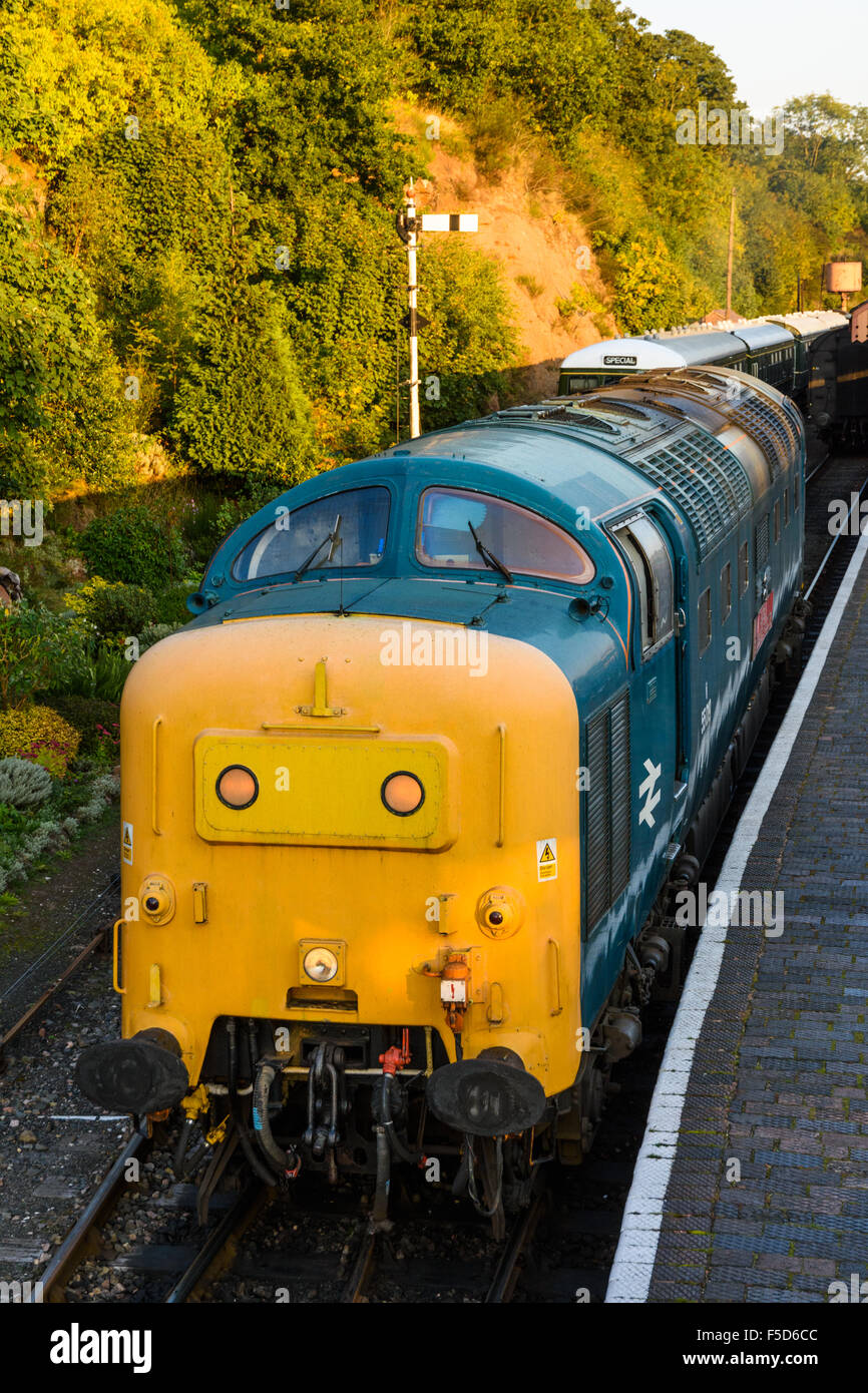 Class 55 diesel locomotive hi-res stock photography and images - Alamy