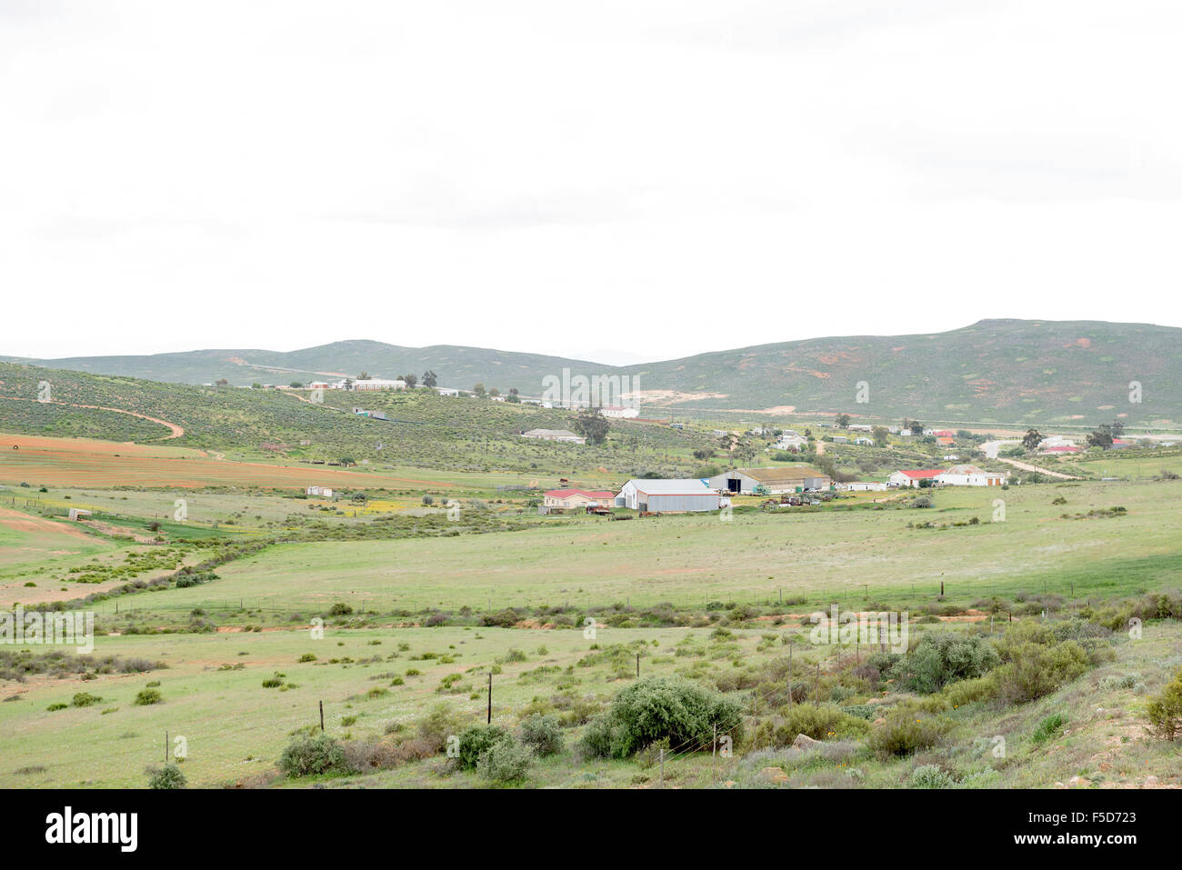 NUWERUS, SOUTH AFRICA - AUGUST 13, 2015: View of Nuwerus (new rest), a ...