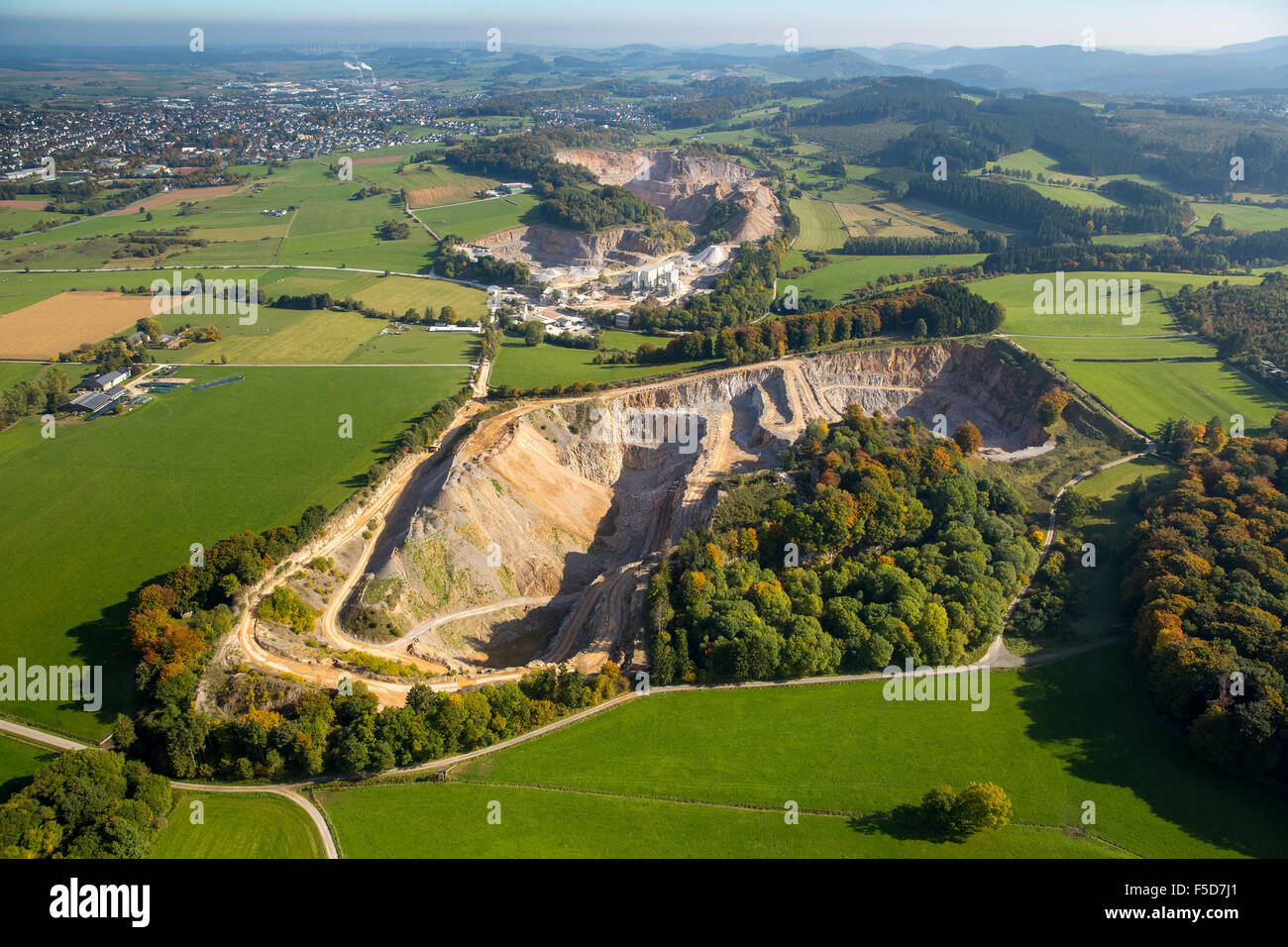 Aerial view of brilon sauerland hi-res stock photography and images - Alamy