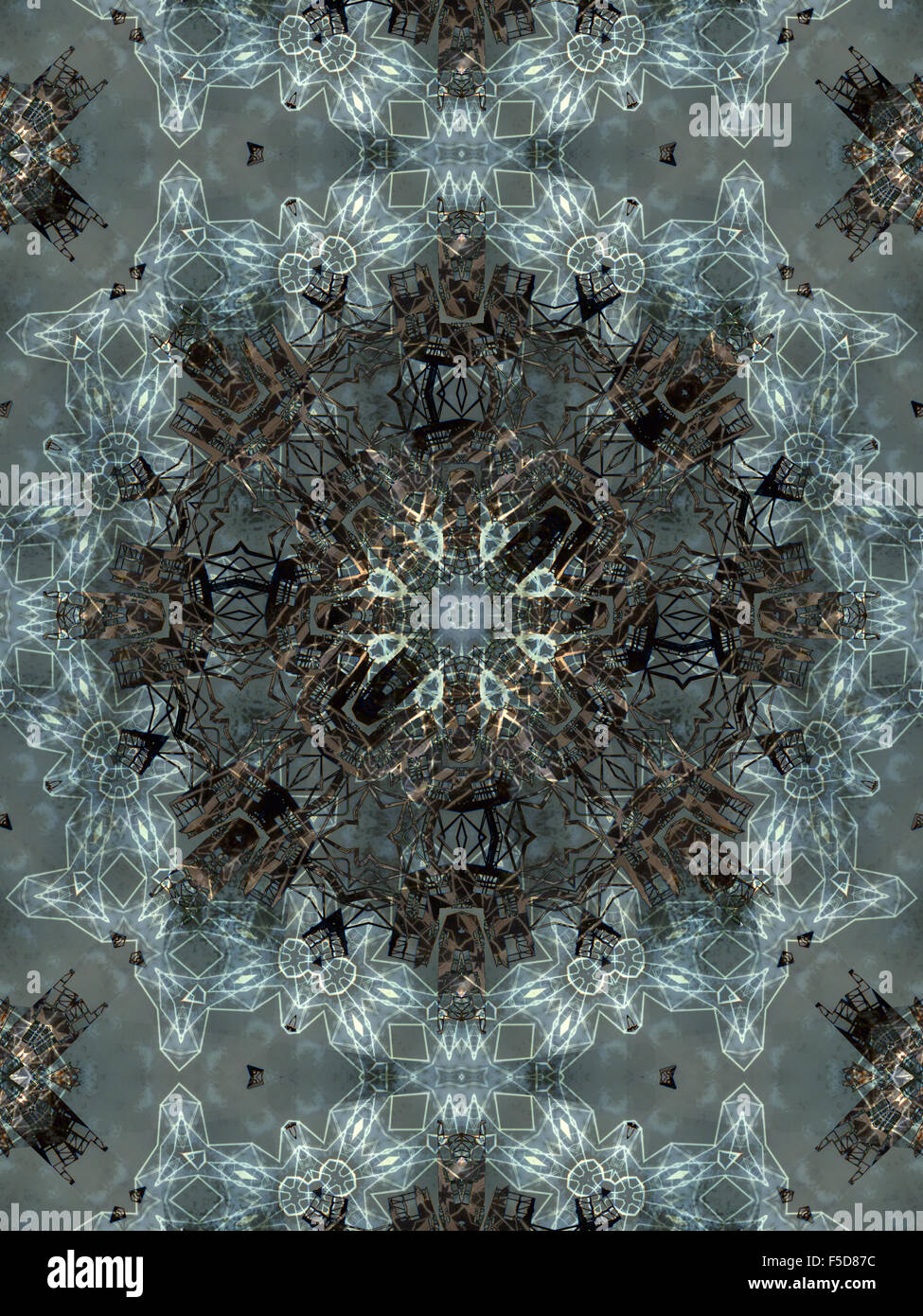 Light grey abstract kaleidoscope seamless background pattern Stock ...
